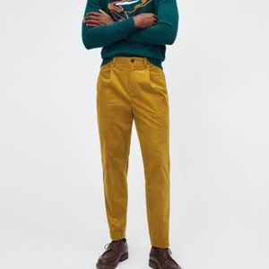 Bonobos | Pants | Bonobos Pleated Stretch Corduroy Trousers Mustard ...